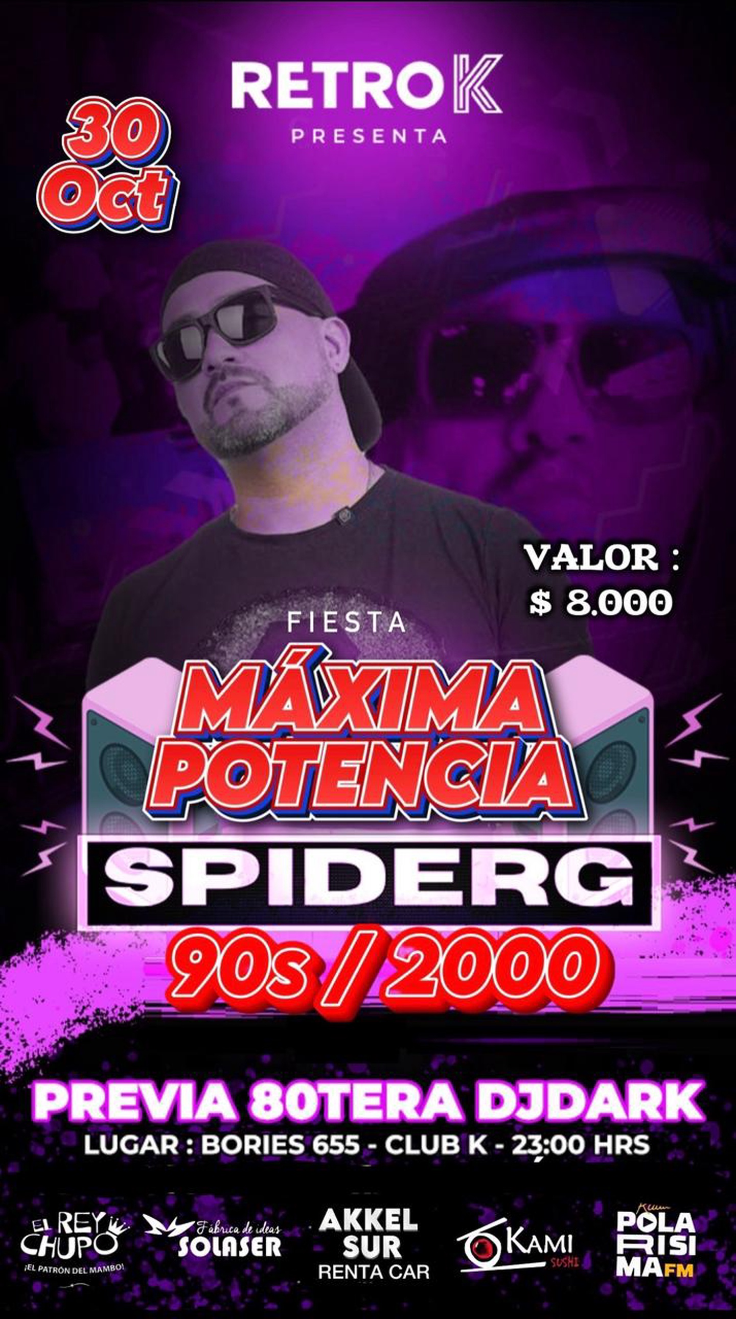 ¡Última Retro K del año! en Punta Arenas | Toliv